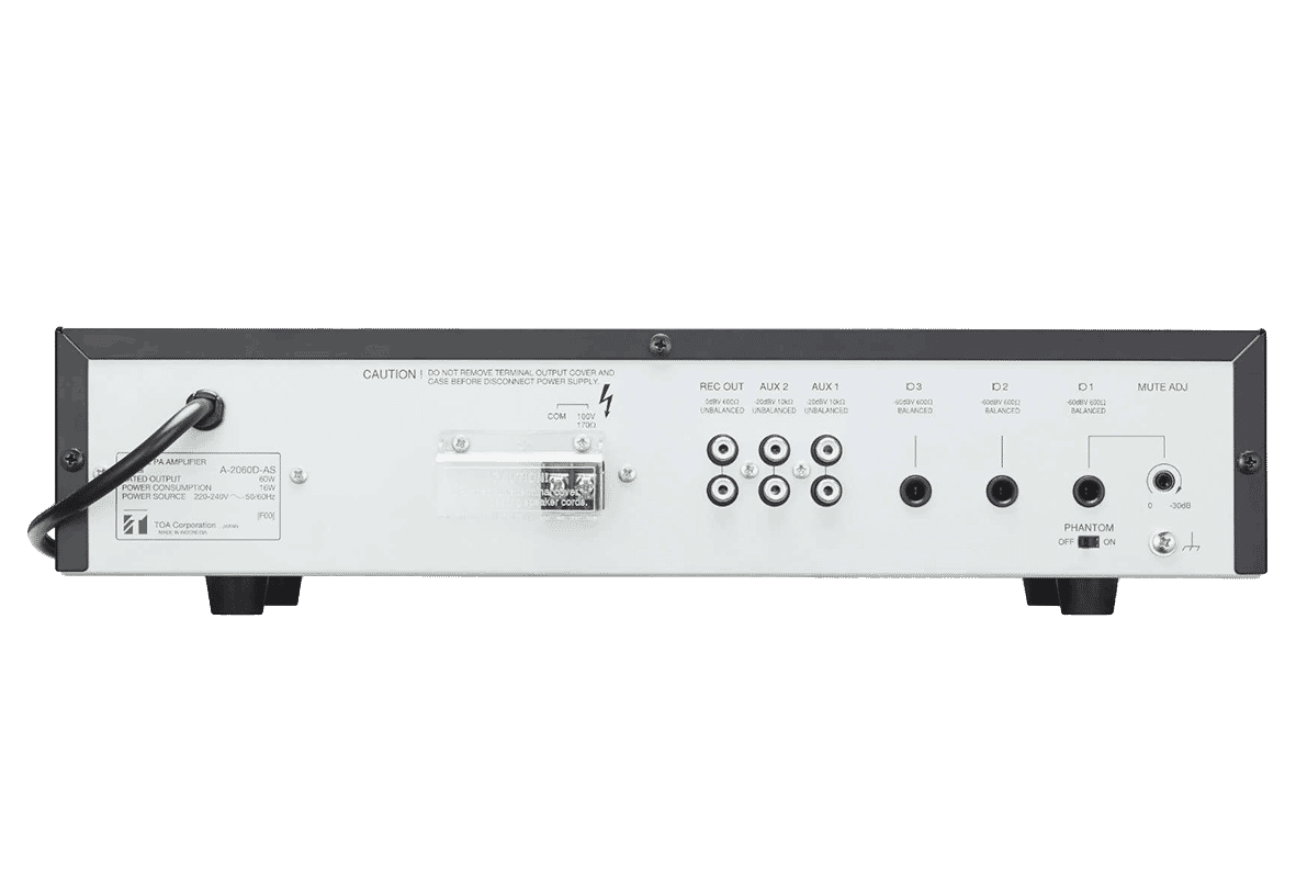 TOA A-2060D 60 Watt Commercial Broadcast Power Amplifier
