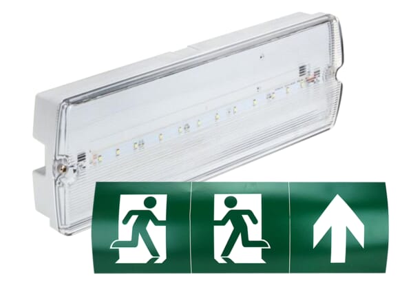 Brackenheath E9301 IP65 3w 6000K Bulkhead Emergency Light