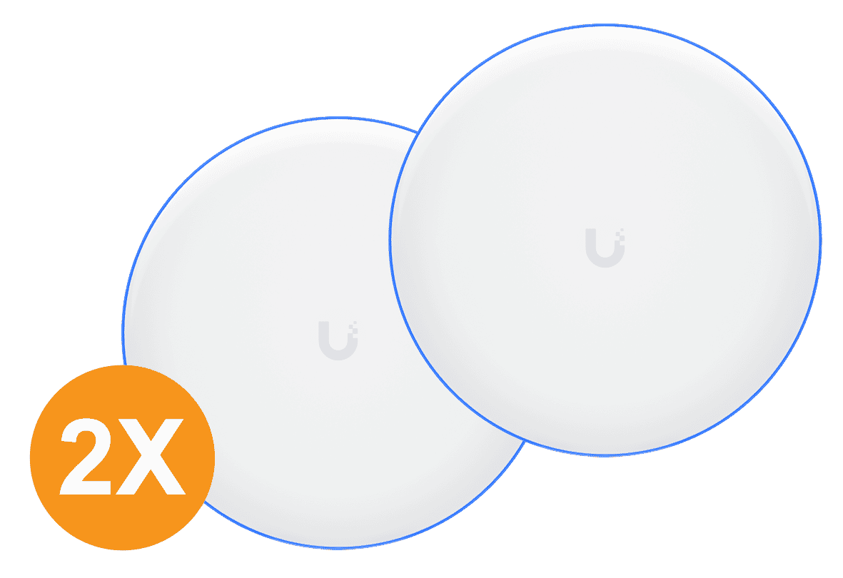 Ubiquiti UBB-XG Outdoor 60GHz WiFi 5 Point-To-Point PtP Link Kit (3800Mbps)