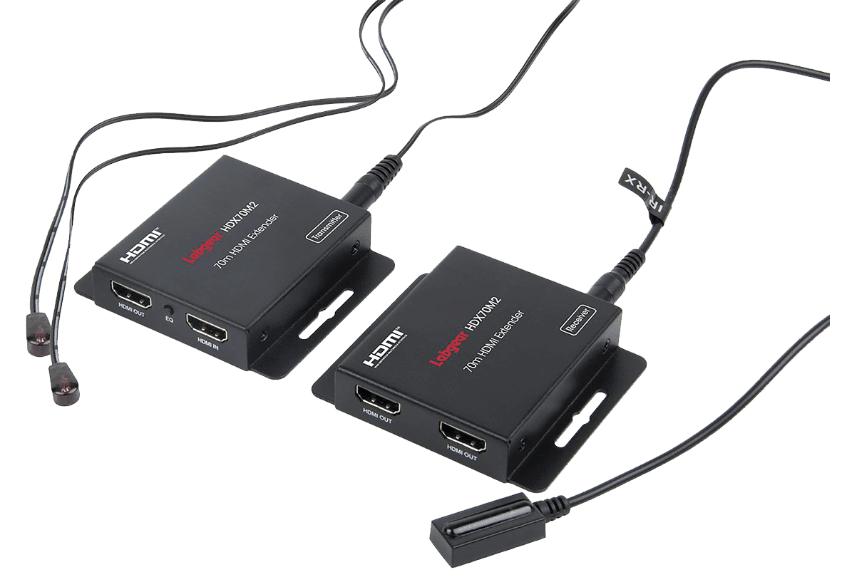 Labgear HDX70M 70m HDMI 1.4 10Gbps 1080p Extender over Ethernet Cat 6 ...