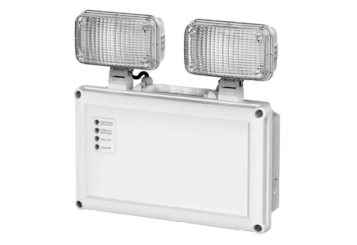 Channel Smarter Safety Emergency E/GU32/IP65/LI LED Twin Spotlight IP65