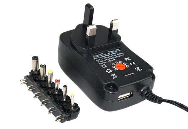 3-12V DC 18W Regulated Multi-voltage Power Supply
