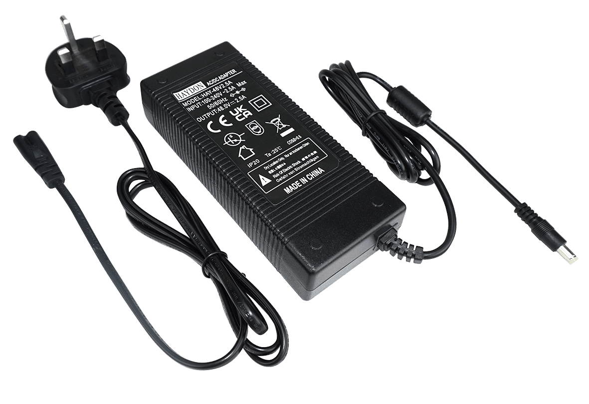 Haydon 48V x 2.5A Inline Power Supply with 5.5mm Plug