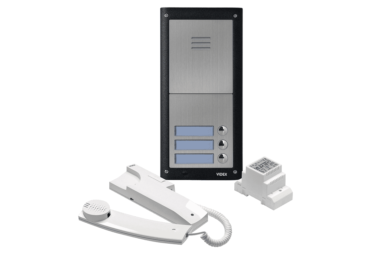 Videx 4K-3S 3 Way Surface Mount 4000 Series Intercom