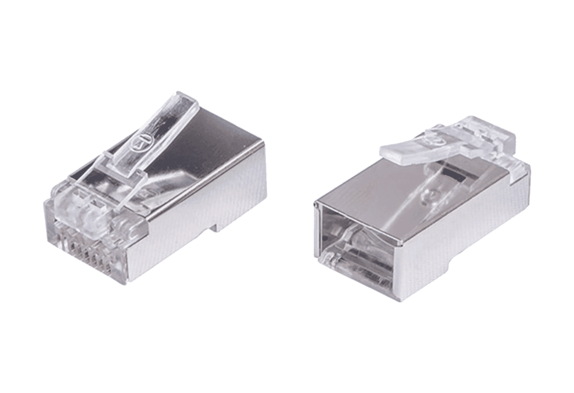 Speedy Quick Fit Cat 6A Shielded RJ45 Plugs (Pack of 10)