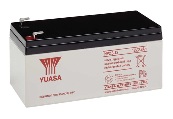 Yuasa NP2.8-12 12v 2.8Ah Lead Acid Battery
