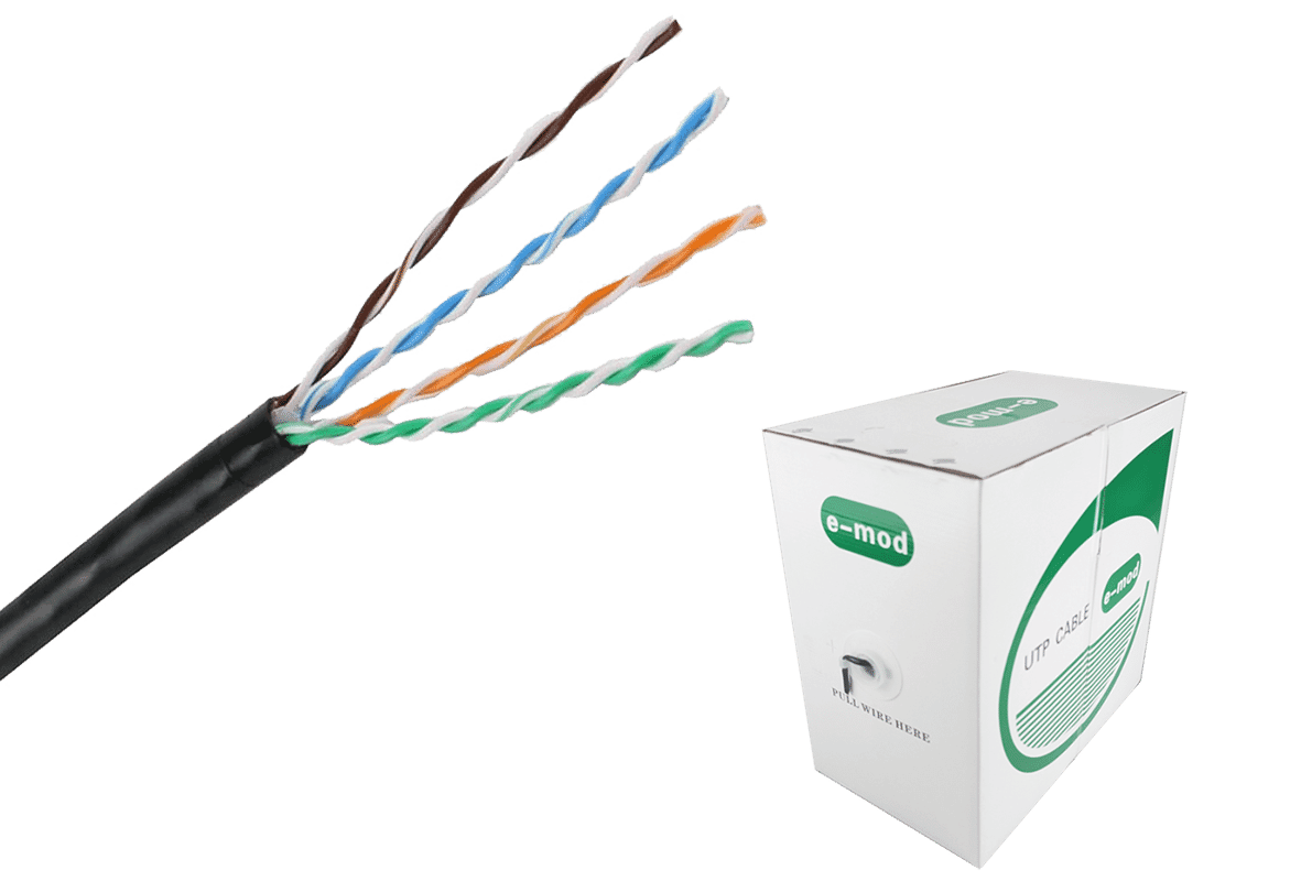 Value Cat 5e Solid UTP PE External Network Cable 305m