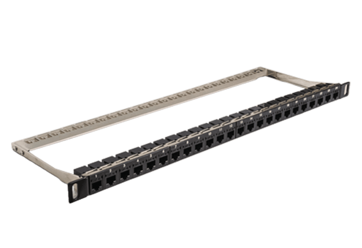 Cat6 24 Port UTP 0.5U RJ45 Keystone Coupler 19" Patch Panel