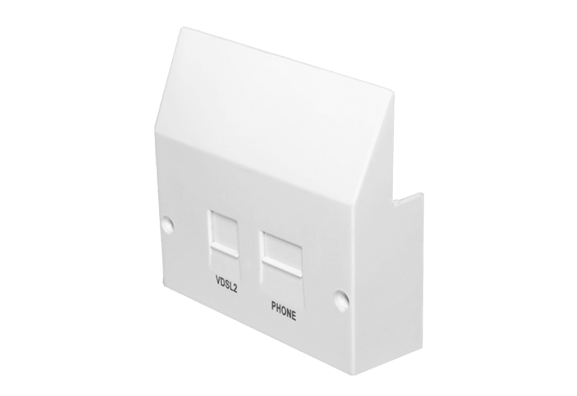 VDSL 2 High Speed Centralised Filter Faceplate