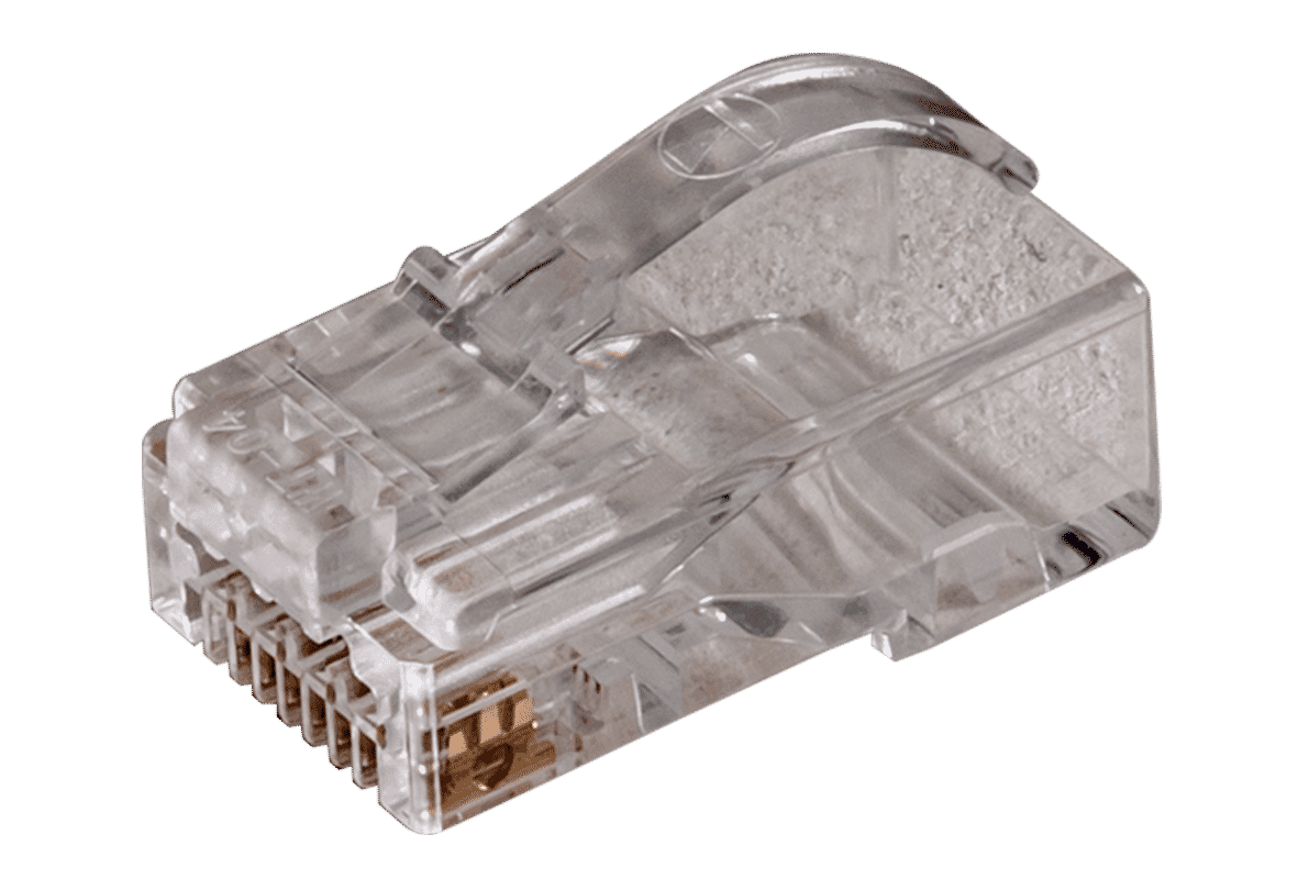 Speedy RJ45 Unshielded Anti-snag Arc-latch Feedthrough Cat 6/6a Plugs ...