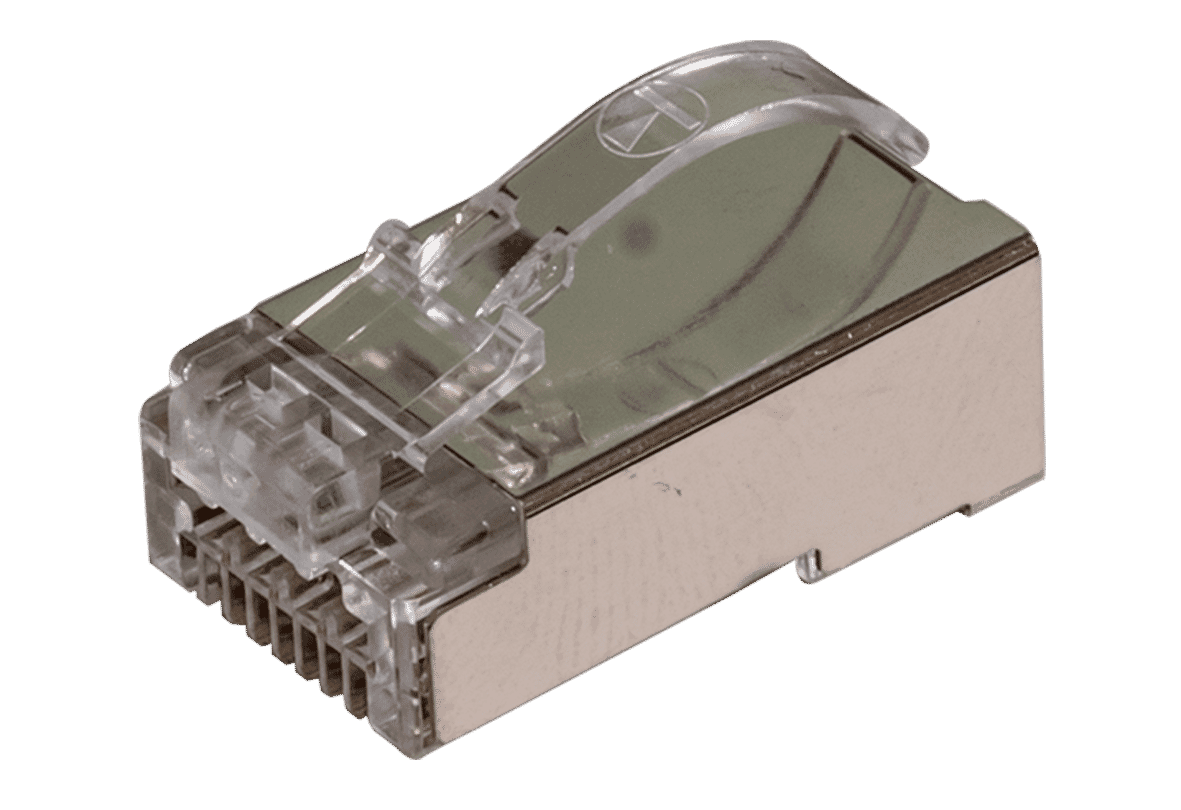 Speedy RJ45 Shielded Anti-snag Arc-latch Feedthrough Cat 6/6a Plugs ...