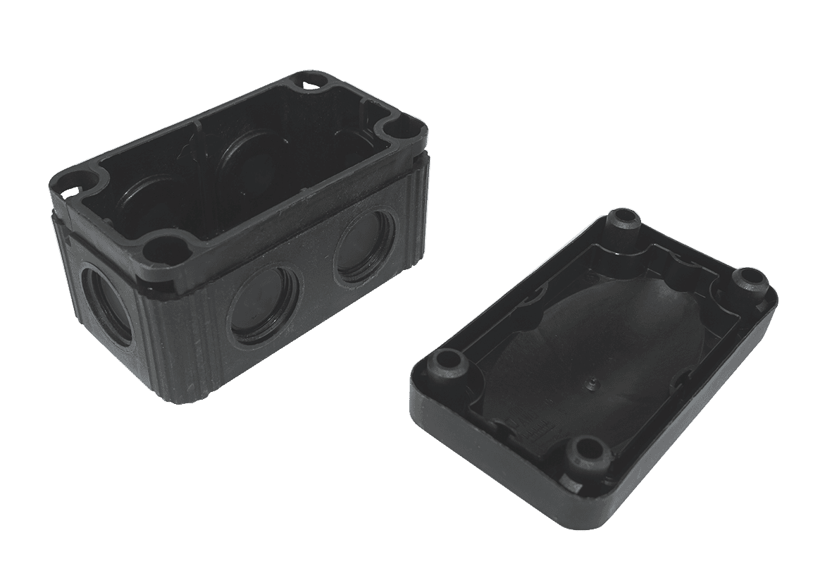 WISKA COMBI 206/Empty Junction Box IP66/67 - Black 85 x 49 x 51mm