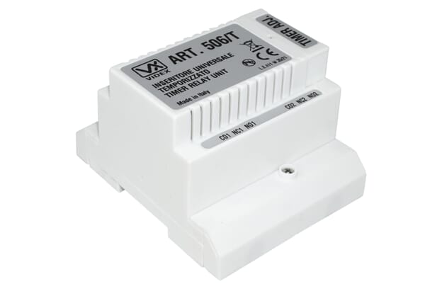Videx 506 Boxed Universal DIN-Rail Mount Relay with Timer 12/24V