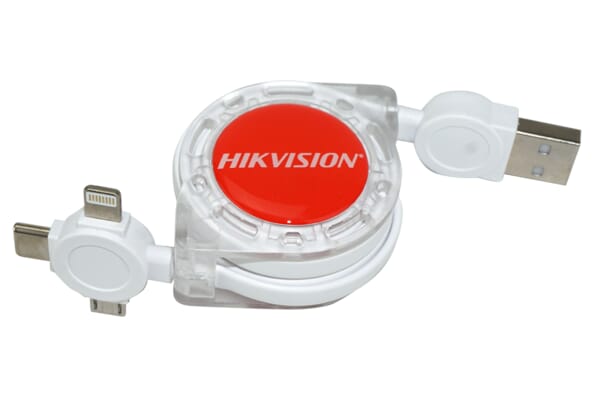 Hikvision Multi-Format Retractable USB Data and Charging Cable