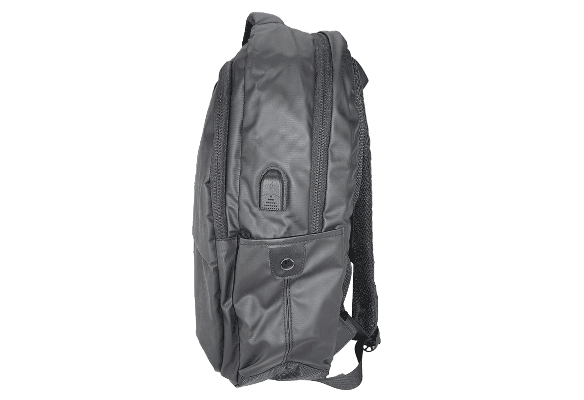 Hikvision 16-Inch Padded Laptop Rucksack Bag Black with USB Pass Through