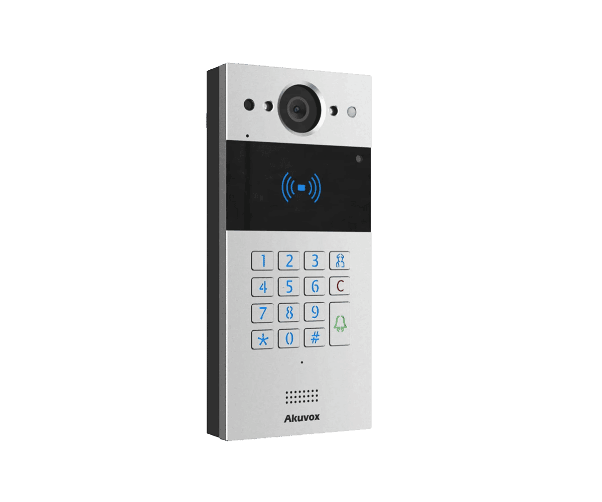 Akuvox R20k On Wall Sip Poe Surface Mount Intercom With Keypad Rf