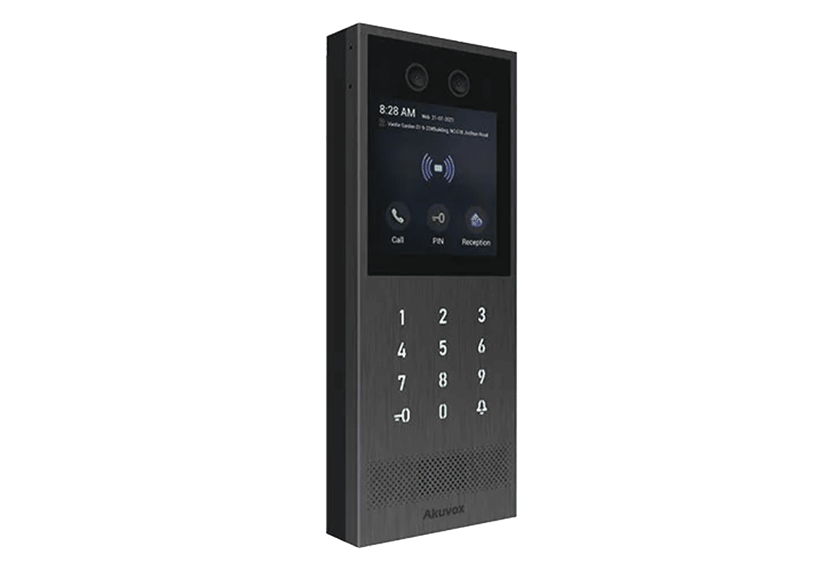 Akuvox X912 SIP PoE 4-Inch Touchscreen Dual Camera Wall Mount Door Phone