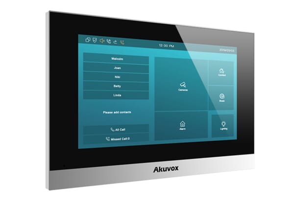 Akuvox C313W-2 2-Wire SIP 7-Inch HD Touchscreen Indoor Unit (Linux Version)