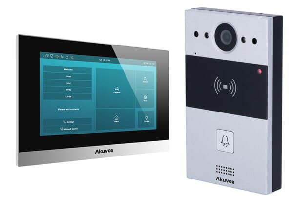 Akuvox 2 Wire IP Intercom Kit R20A-2 + C313W-2 + 48V Power Supply