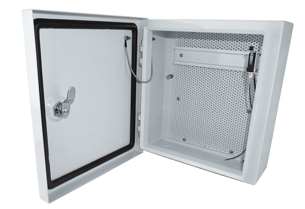 RGL IPBOX-5 IP66 Enclosure with DIN Rail and Mesh Fixing Points