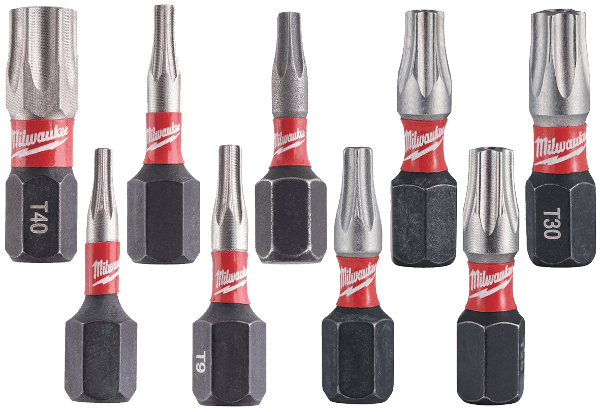 Milwaukee Shockwave Torx Head Screwdriver Bits