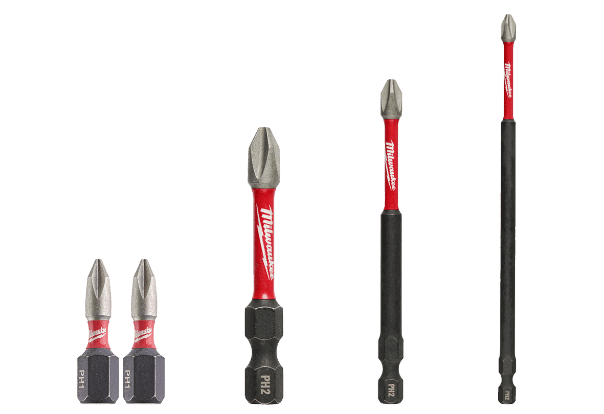 Milwaukee Shockwave Phillips Head Screwdriver Bits