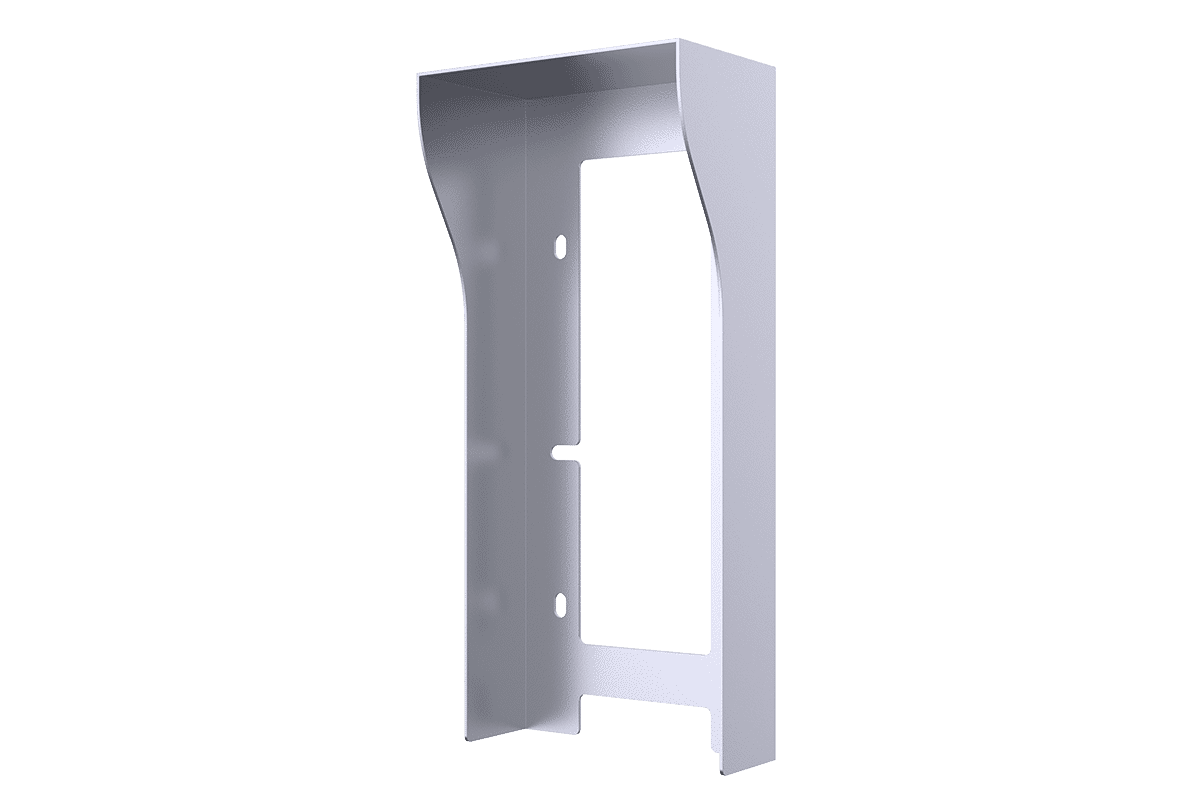 Akuvox R20K On Wall Galvanized Steel Recessed Rain Cover