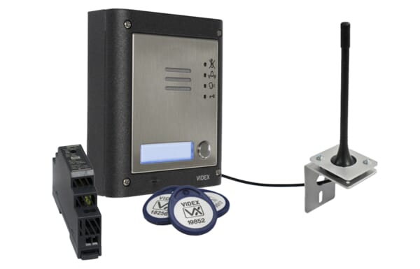 Videx GSM4KCR-1S/4G/M 1 Button Surface Back Lit Code Lock & Proximity ...