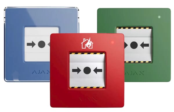 Ajax Wireless Wall-mounted Button for Manual Fire Alarm Activation