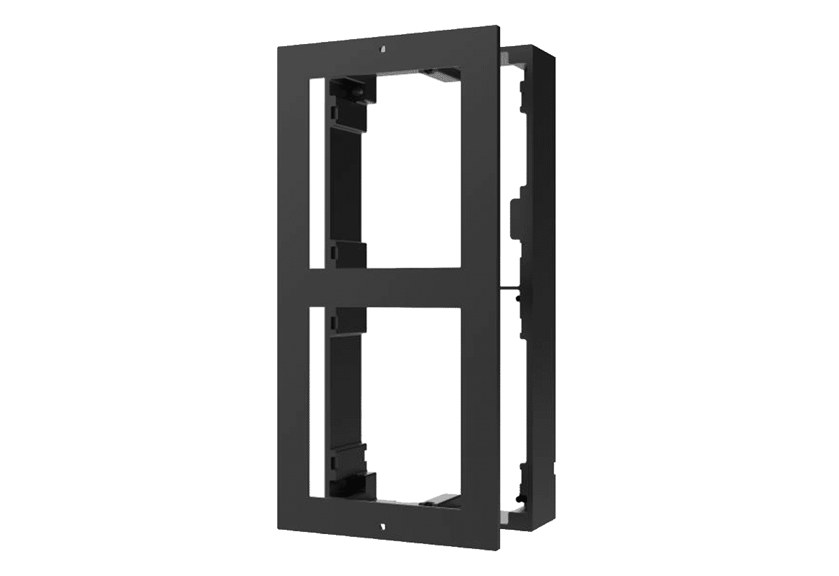 Hikvision DS-KD-ACW2/BLACK Stainless Steel Surface Mount Intercom Frame ...