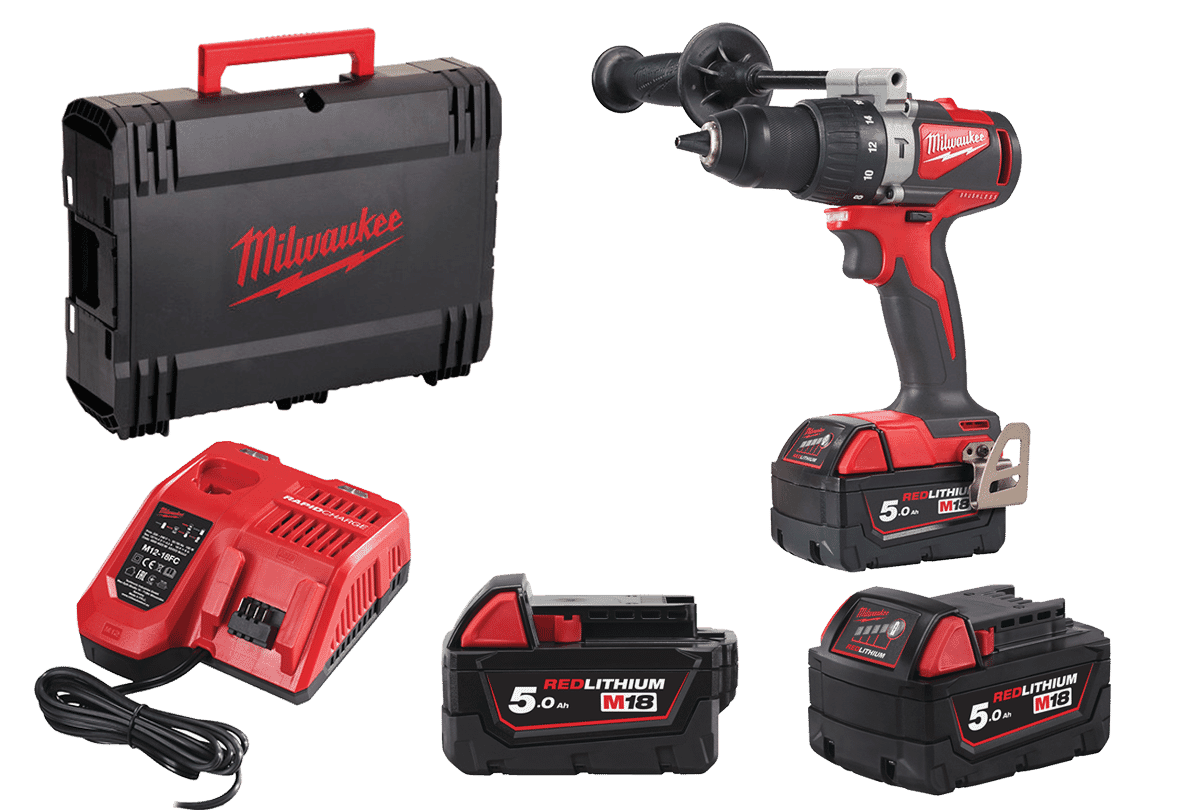 Milwaukee M18BLPD2-502X M18 Brushless Percussion Drill GB2
