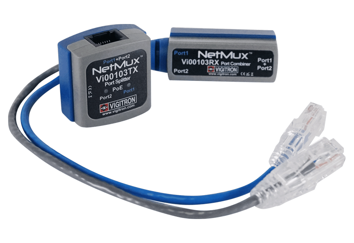 Vigitron NetMux Vi00103 IP & PoE Port Combiner / Splitter