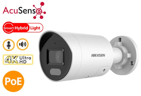 Hikvision DS-2CD2087G2H-LIU/SL(2.8mm)(eF) 8MP Hybrid Light ColorVu Bullet Camera