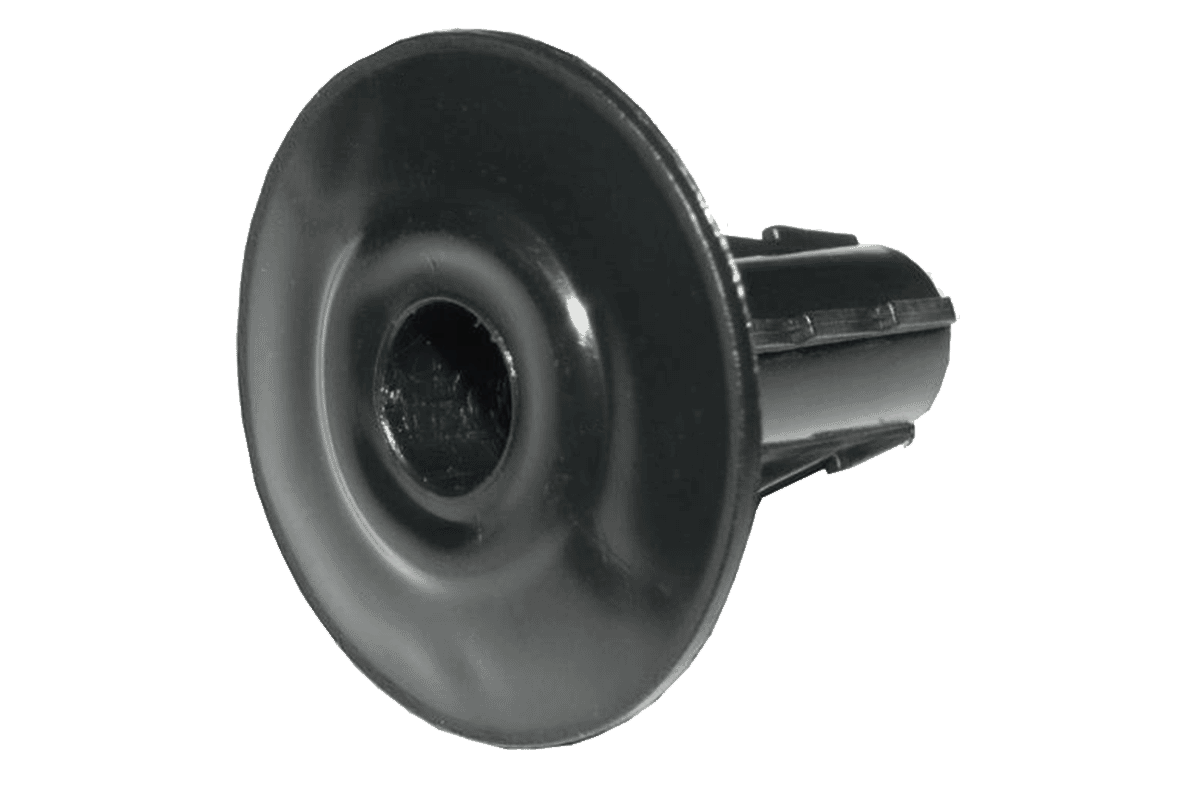 Cable Exit Feed Through Hole Cover Black (10pc)