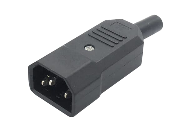 C13 Rewireable IEC Female Connector Plug Black