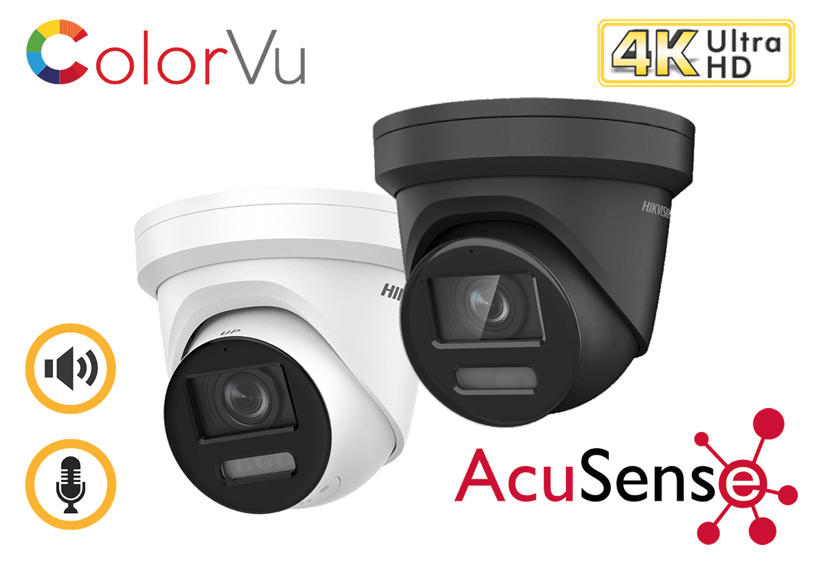 Hikvision DS-2CD2387G2-LSU/SL 8MP 4K ColorVu Turret Live Guard ...