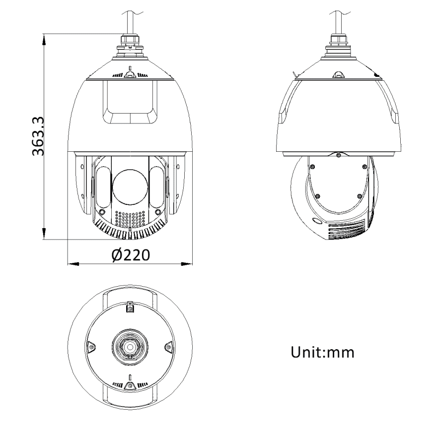 Hikvision DS-2DE7A425IW-AEB 4MP IP AcuSense IR PTZ with Smart Tracking ...
