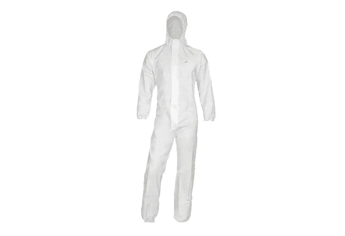 Disposable Polypropylene Zip-up Overall Suit M/L/XL