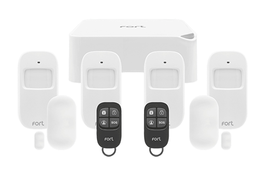 ESP Fort Smart Wireless Alarm Kit 4 with GSM and Battery Backup