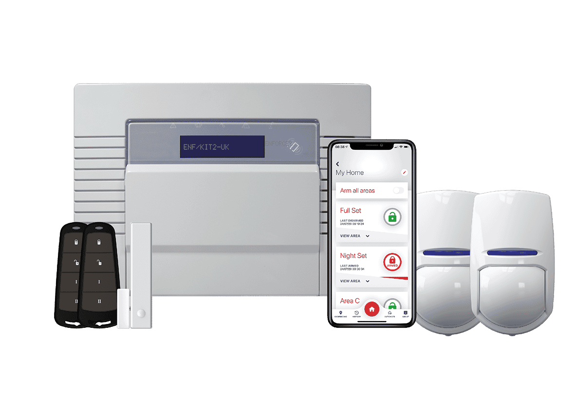 Pyronix Enforcer Wireless Intruder Alarm Kit 2 (ENF/KIT2-UK) | Connectec.uk