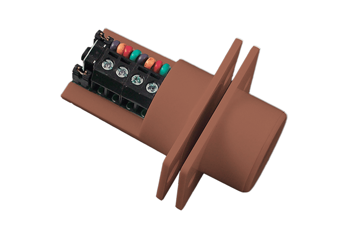 CQR FC508/BR/MULTI/G2 Flush Mount Door Contact Brown Grade 2 | Connectec.uk