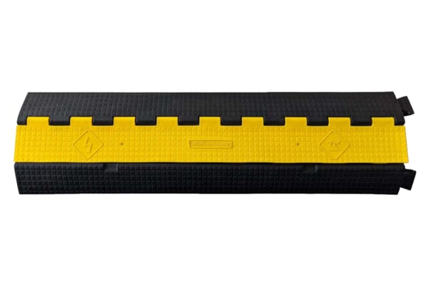 Rigid 24 Ton 2 Channel Drive-over Cable Protector Ramp 1m x 25cm