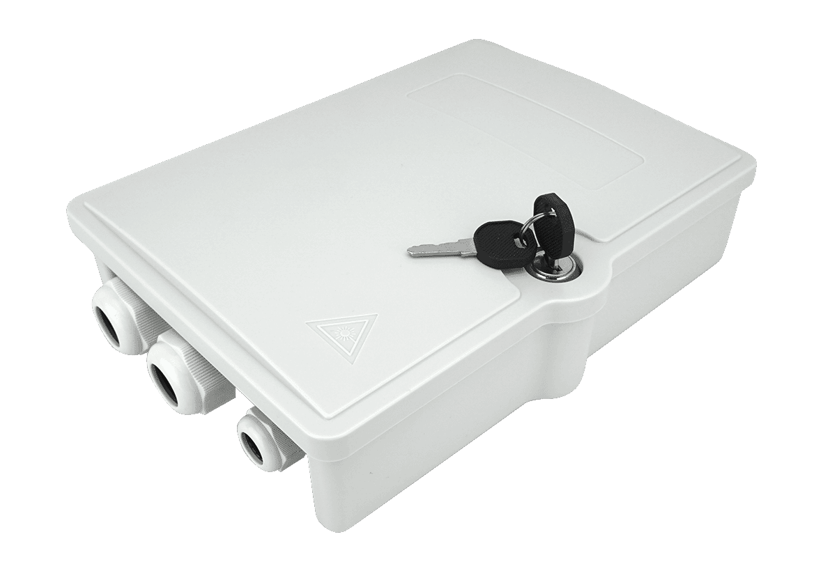 16 Way (8 Duplex) LC Singlemode Fibre Optic IP65 Breakout Box