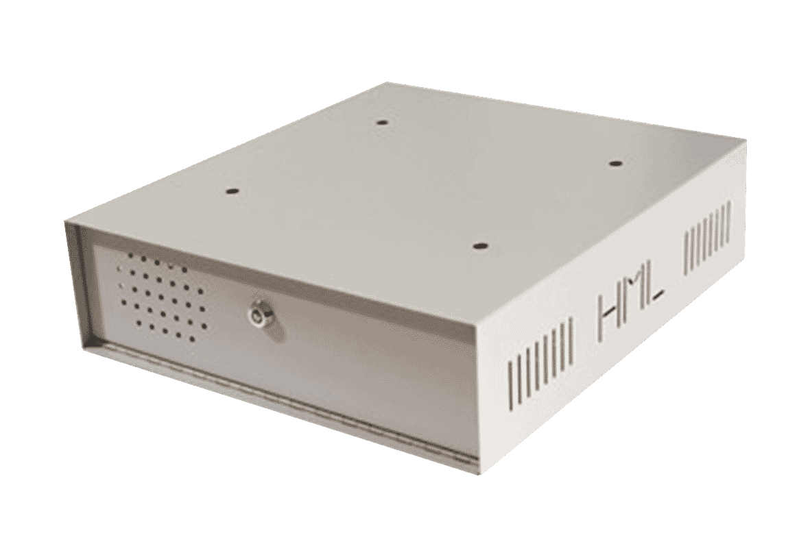 Lockable CCTV Recorder DVR/NVR Metal Enclosure with Fans | Connectec.uk