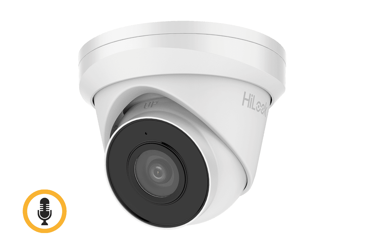 HiLook IPC-T250H-MU 5MP IP Turret Camera with Mic 2.8mm | Connectec.uk