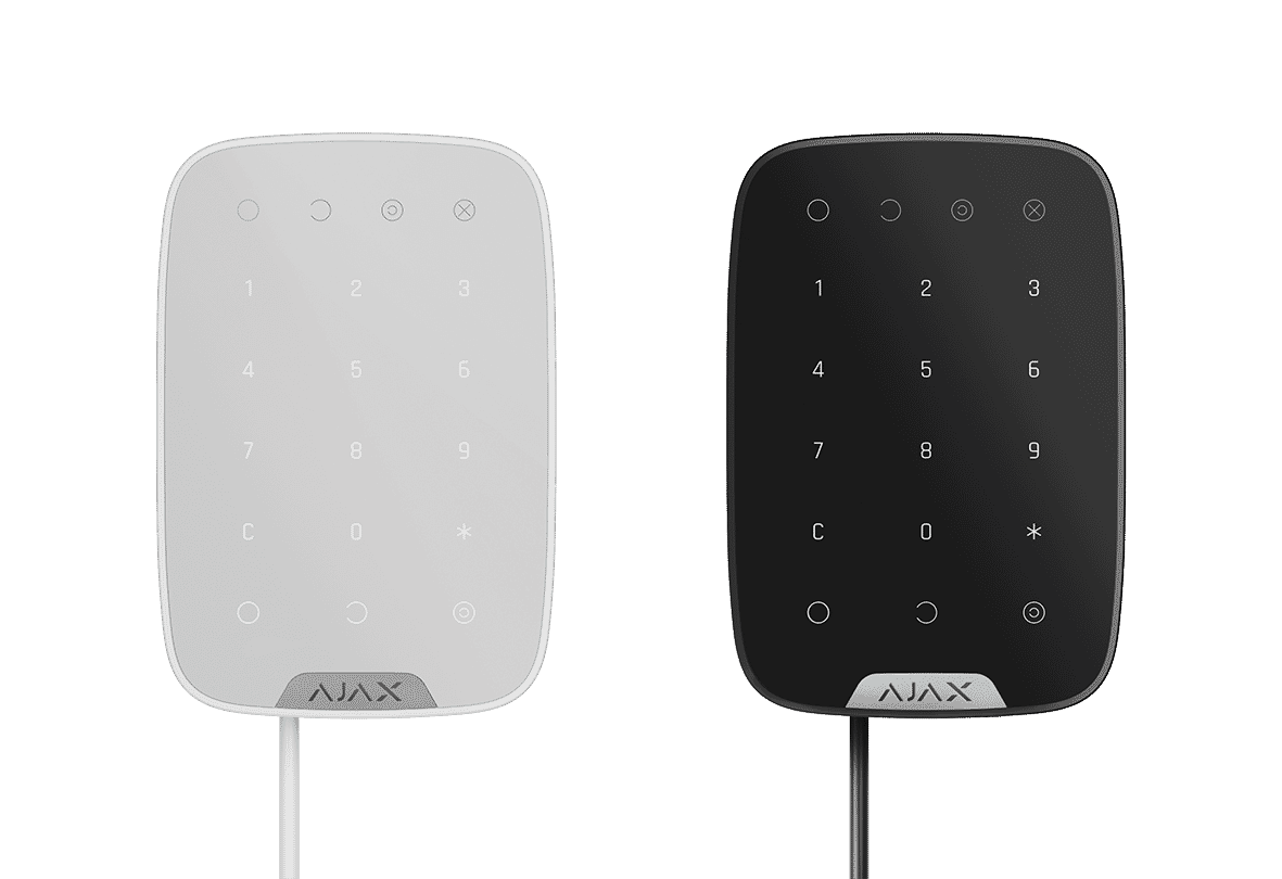 Ajax KeyPad Fibra Wired Touch Keypad