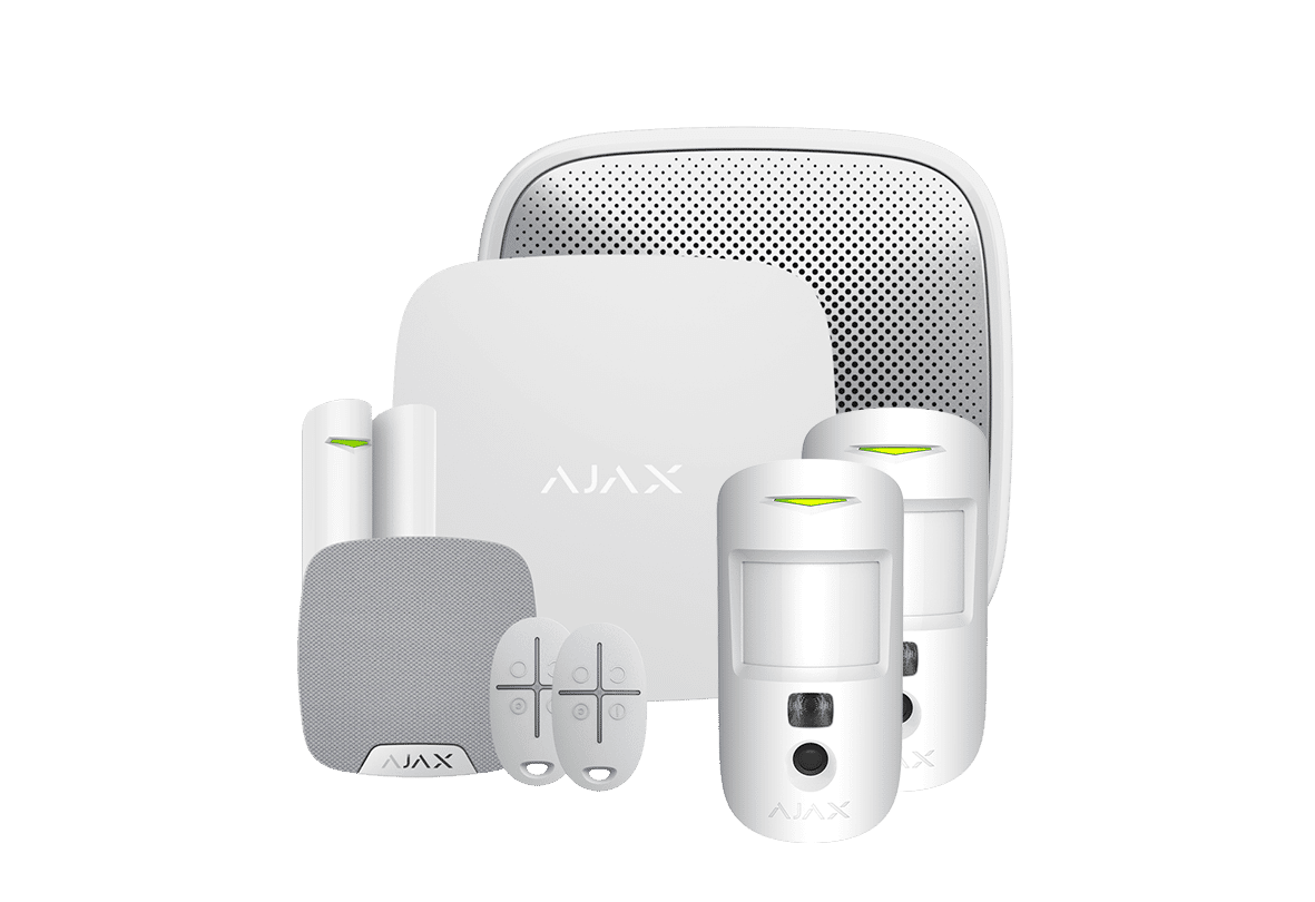 Ajax Kit 1 Cam Plus White | Connectec.uk