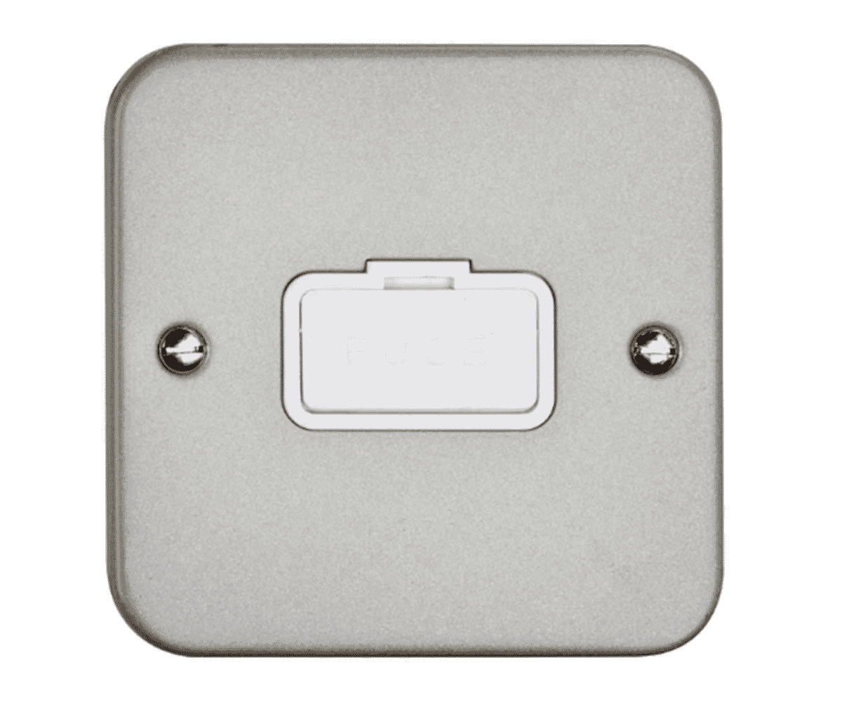 Deta Vimark Metalclad Single Gang Unswitched Surface Mount Fused Spur ... Deta Vimark Metalclad Single Gang Unswitched Surface Mount Fused Spur ...