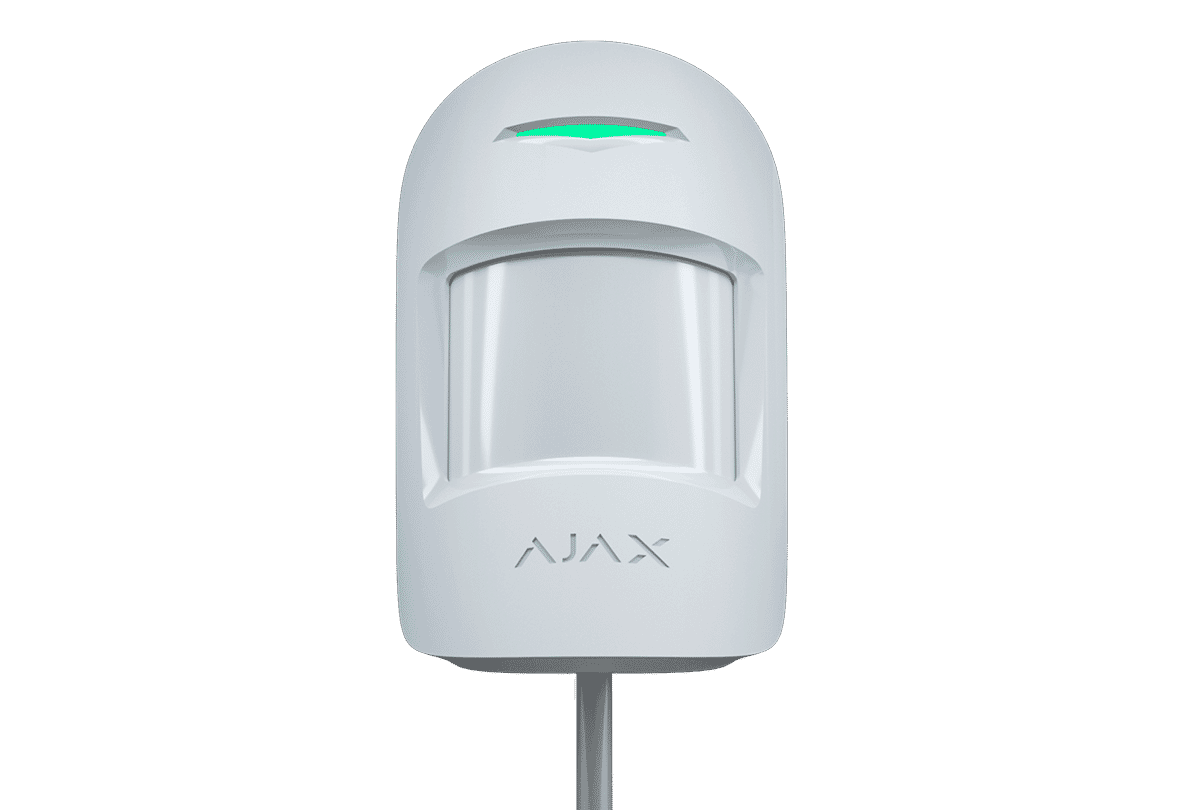 Ajax MotionProtect Fibra Wired PIR Motion Detector (White)