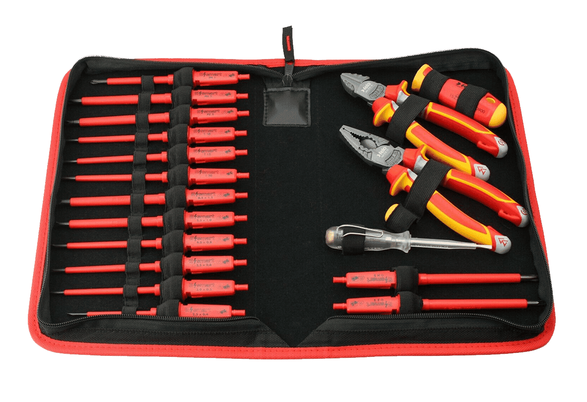 Felo/NWS Electricians VDE Insulated Tool Kit with Case | Connectec.uk